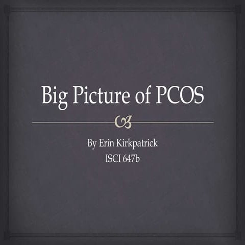 PCOD (Polycystic Ovarian Disease) | PPT