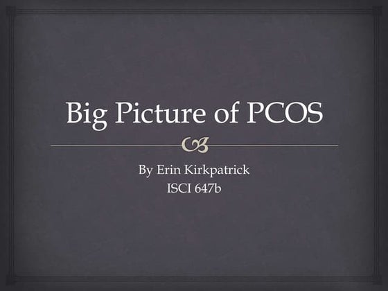 PCOD (Polycystic Ovarian Disease) | PPT | Infertility | Reproductive Health