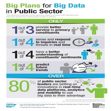 Big Plans for Big Data in the Public Sector Infographic | PDF