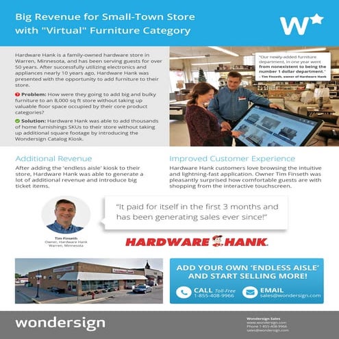 Big Revenue for Small Town Hardware Store | PDF