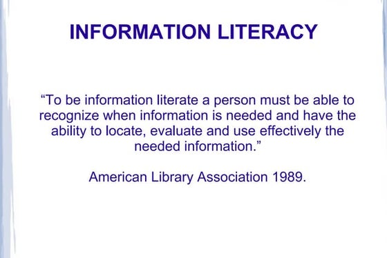 BIG 6 Information Literacy Model | PPTX | Search | Internet