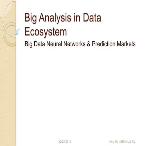 Smart big data | PPTX | Databases | Computer Software and Applications