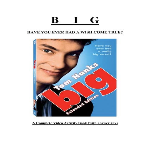 Big the movie activity book | PDF