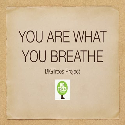 BIGTrees Project | PPT