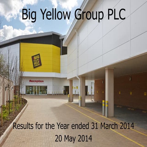 Big yellow march14results | PDF | Business Accounting & Finance | Business