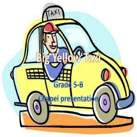 Big yellow taxi | PDF
