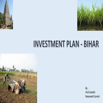 Bihar investment | PPTX