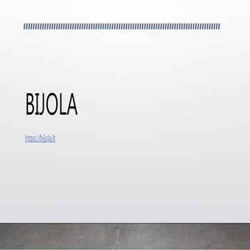 Bijola | PPTX