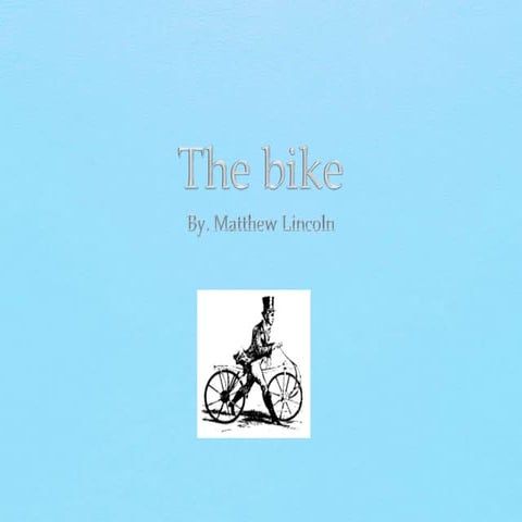 Bike | PPTX | Cycling | Sports