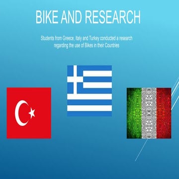 Bike research results | PPT