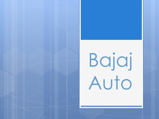 Marketing strategies adopted by Bajaj auto | PPTX