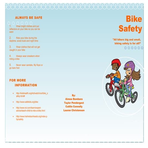 Bike safety | DOC