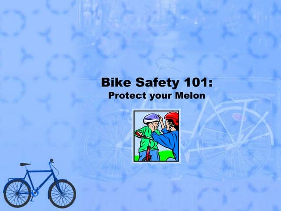 Bike Safety Presentation | PPTX