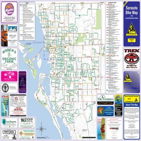 A Map of Great Bike Trails in Sarasota, Florida | PDF