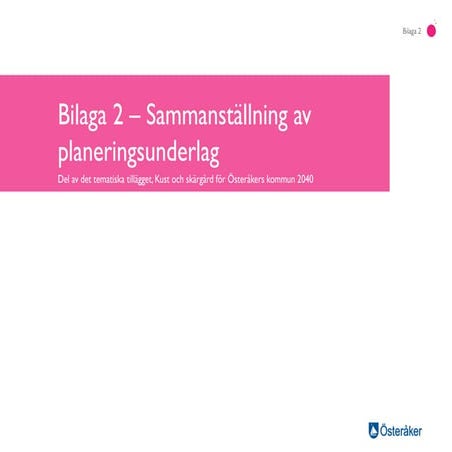 Bilaga 2. top planeringsunderlag 201125 | PDF | Developmental Sites ...