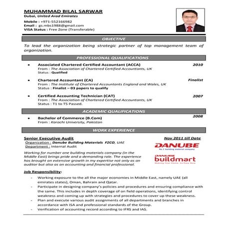 Bilal CV | PDF