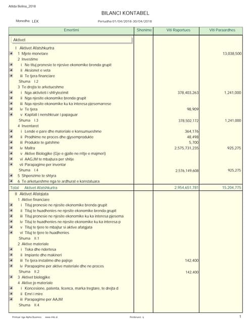 Analiza financiare e nje firme tregtare | PPT