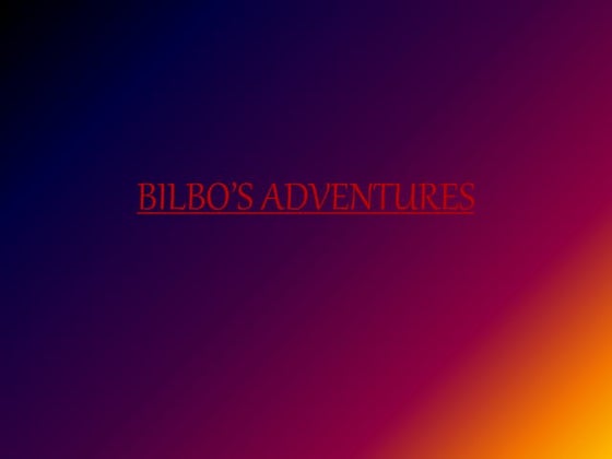 The Hobbit - Mapping Bilbo's Journey | PDF