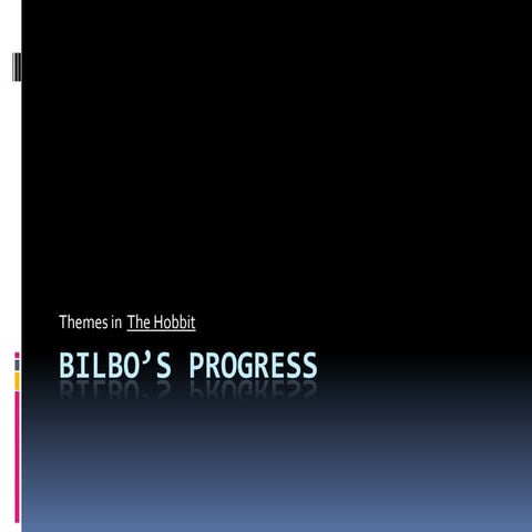 The Hobbit - Mapping Bilbo's Journey | PDF