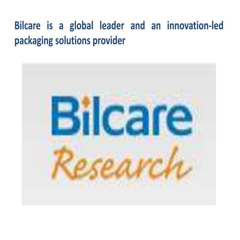 Bilcare slideshare | PPTX