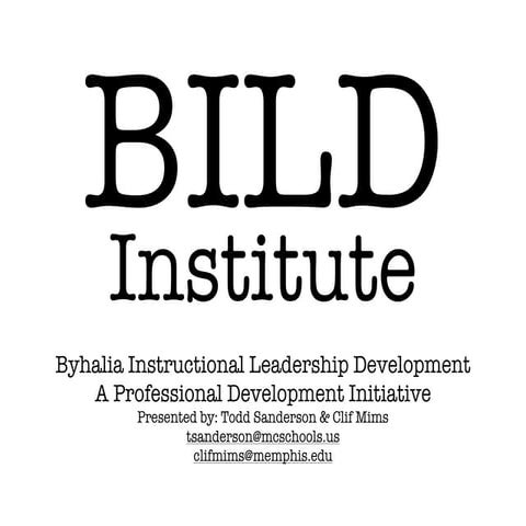 BILD Presentation | KEY