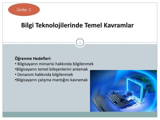 Bilişim teknolojileri dersnotu | PDF