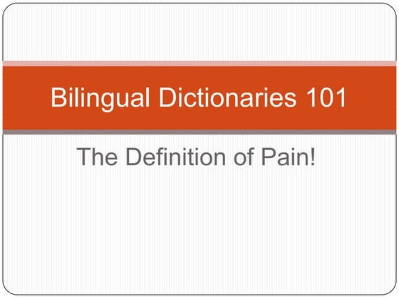 Les adjectifs BAGS/BANGS | PPT