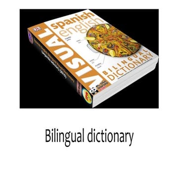 Bilingual dictionary | PPTX