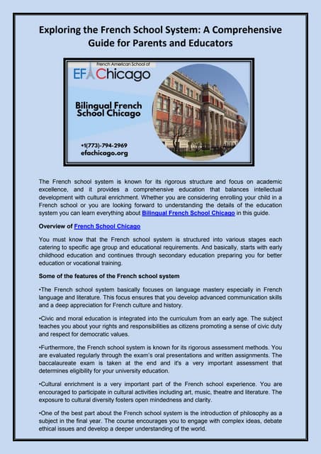 French school in chicago | PDF