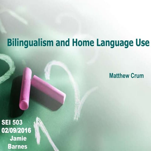 Bilingualism | PPT
