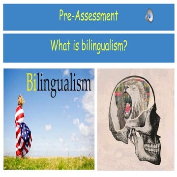Benefits of being bilingual. For teenagers. | PPTX