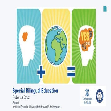 Bilingual special education | PPTX
