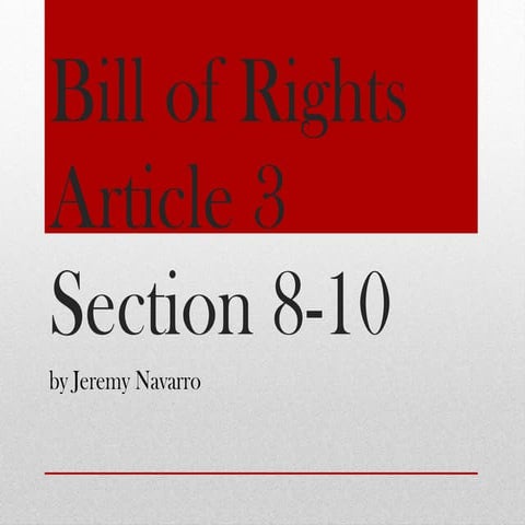 Bill Of Rights | PPT