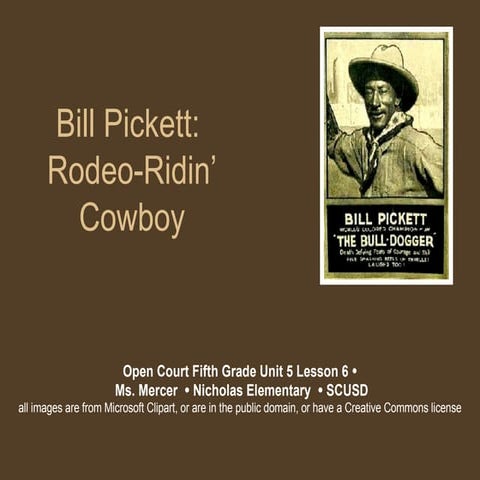 Bill Pickett | PPT