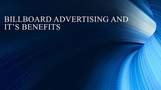 Outdoor Advertising in the UK | Billboard Advertising | PDF