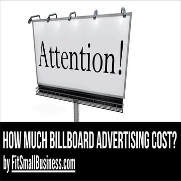 How Much Billboard Advertising Cost? | PPT