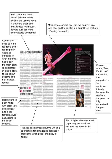 Vibe magazine front cover analysis | DOC