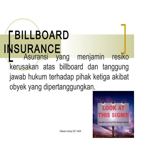Billboard insurance upload | PPT