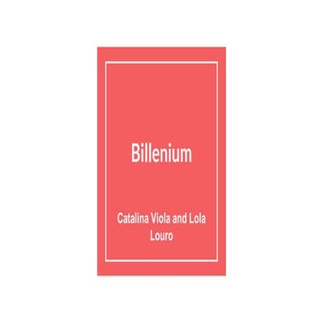 Billenium | PPT