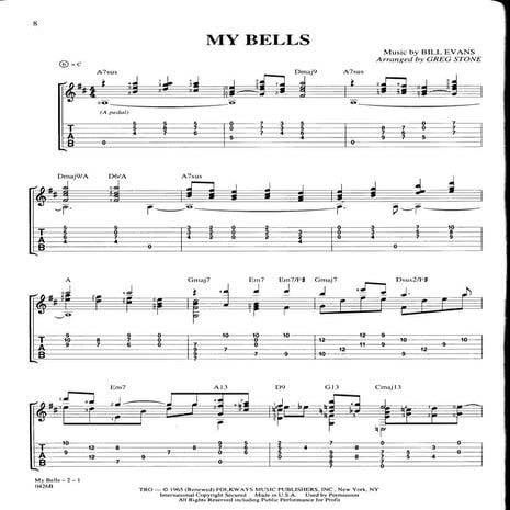Bill evans my bells | PDF