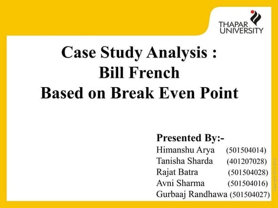 Finance Jones Case Study Final | PDF