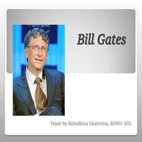 Bill gates powerpoint:) | PPTX