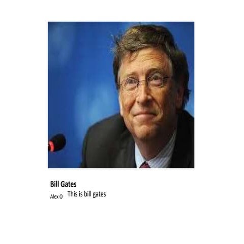 Bill gates | PPTX