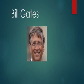 Bill gates | PPTX