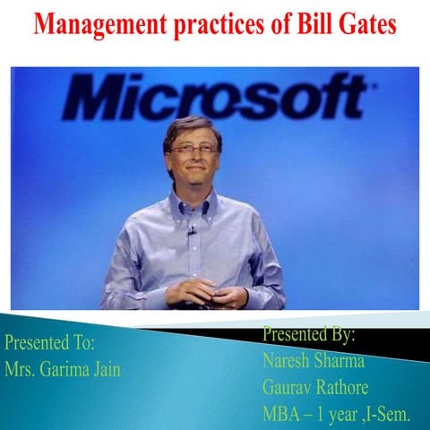 Bill gates | PPTX