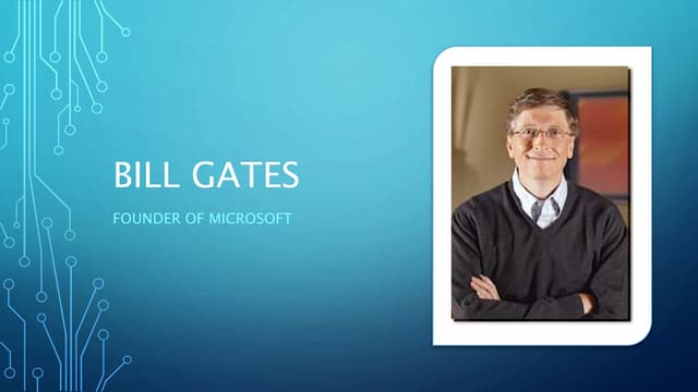 Bill gates powerpoint:) | PPTX