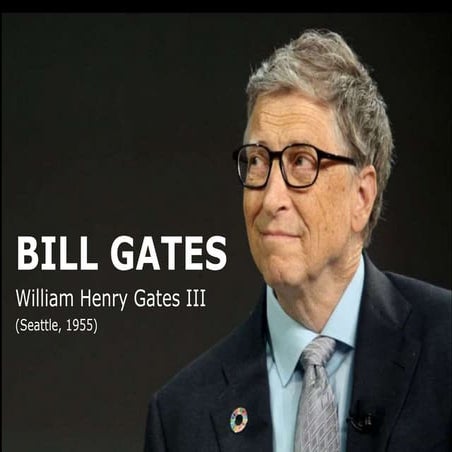 Presentación Bill Gates | PPTX