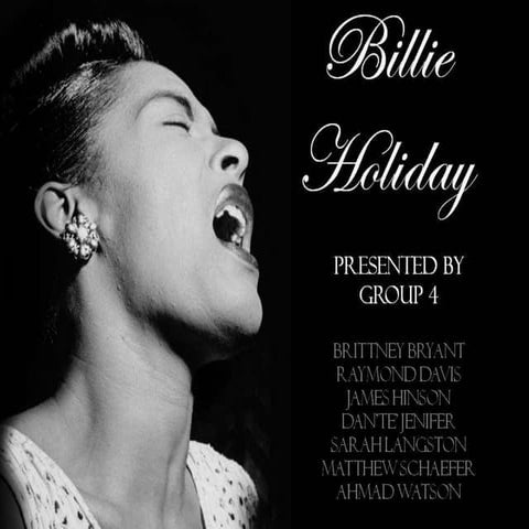 Strange fruit and billie holiday