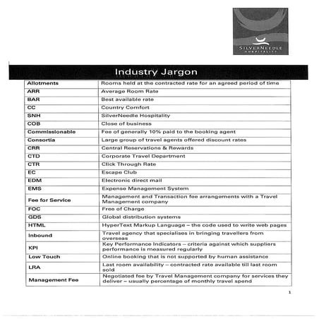 Industry Jargon | PDF