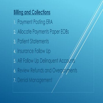 Medical Billing 101 | PPTX